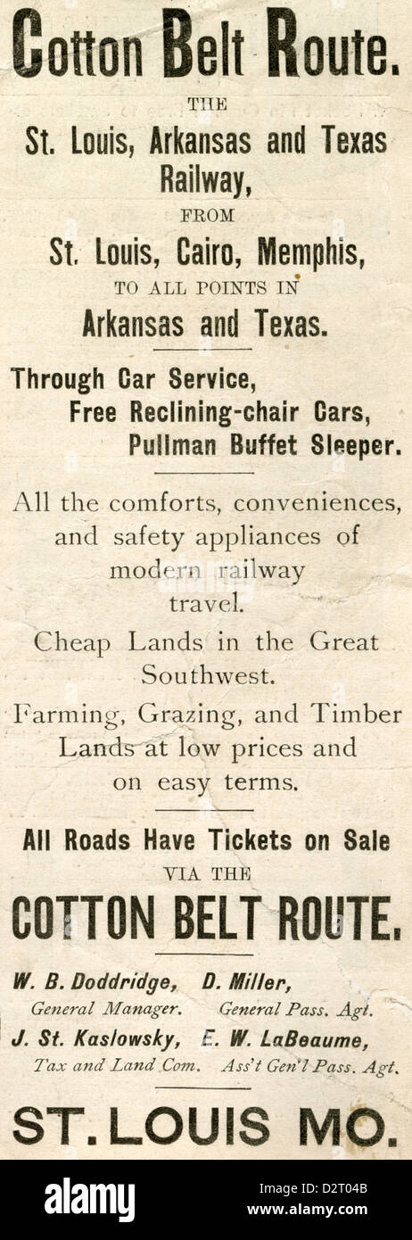 1800s newspaper railroad hi-res stock photography and images - Alamy