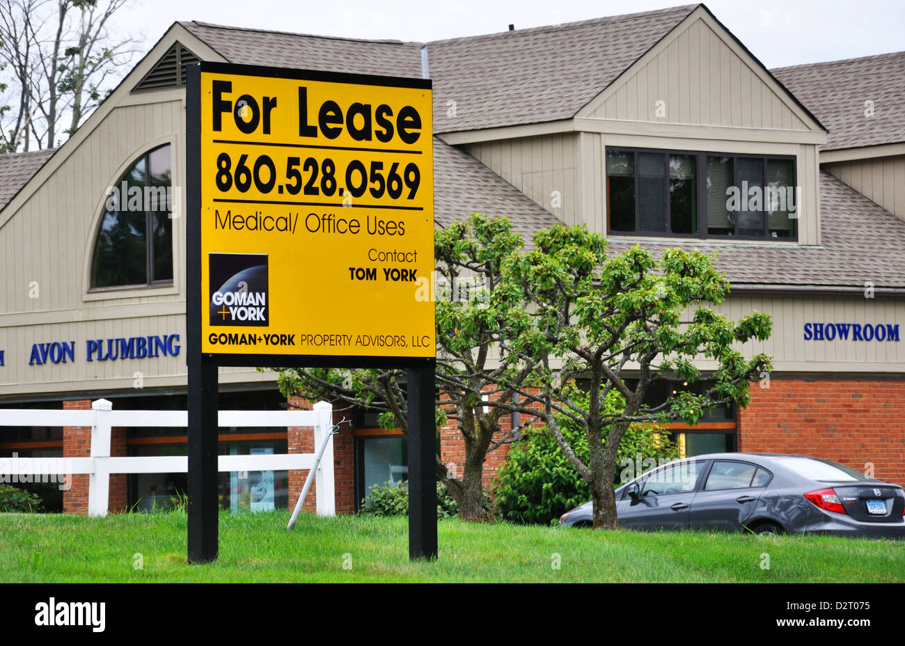 Commercial lease sign business hi-res stock photography and images - Alamy