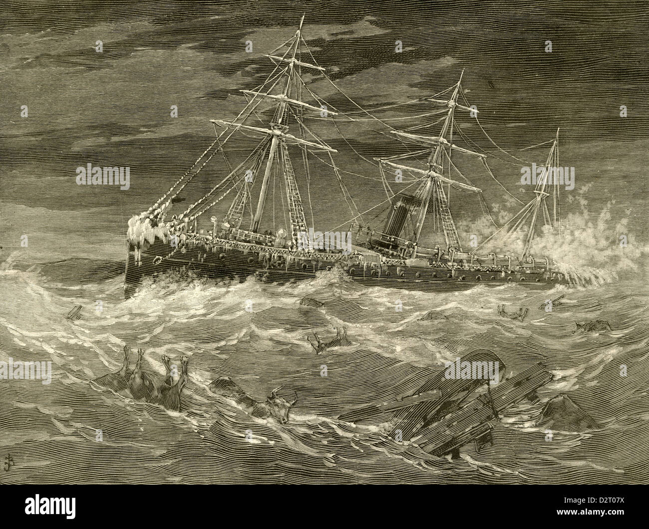 1890s steamship hi-res stock photography and images - Alamy
