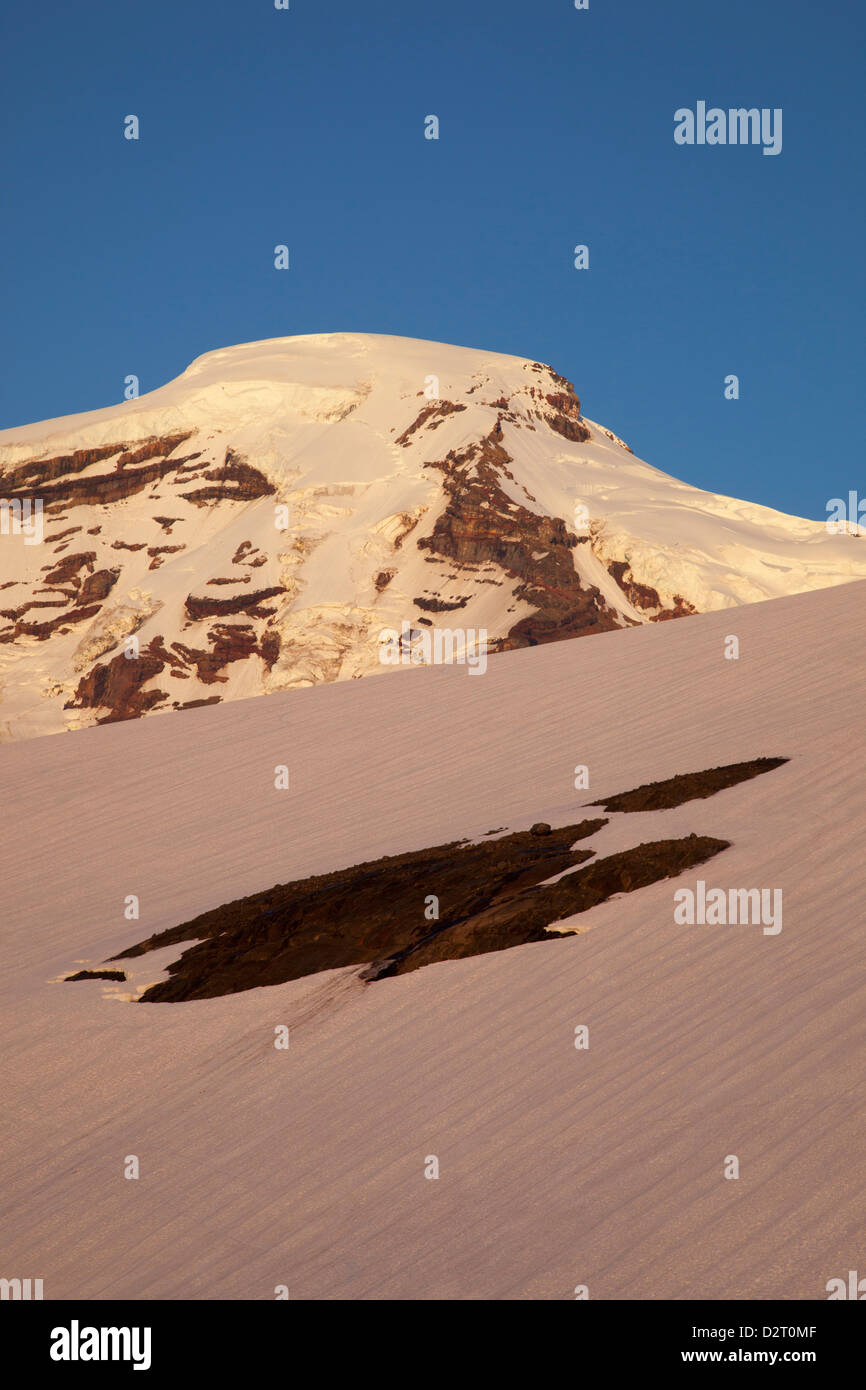 WA, Mount Baker, at sunset Stock Photo - Alamy
