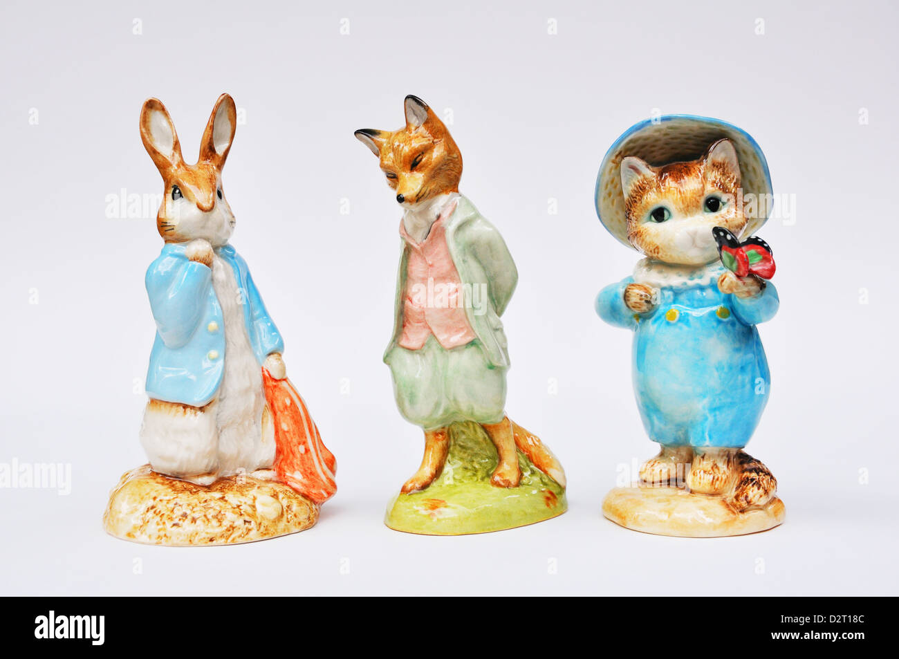 Beatrix Potter Peter Rabbit Royal Doulton figurines Stock Photo - Alamy