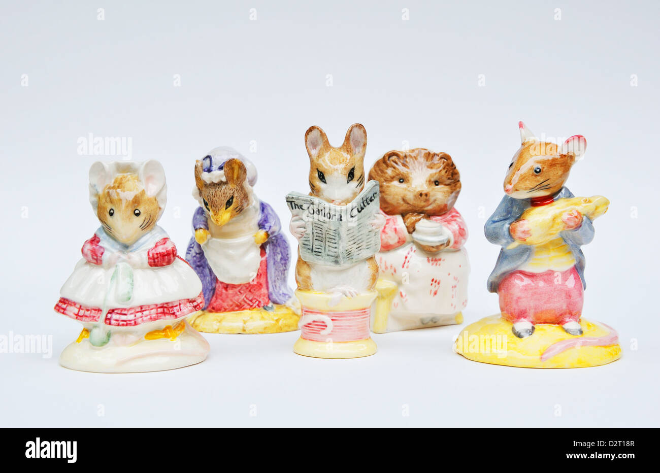 Beatrix Potter Peter Rabbit Royal Doulton figurines Stock Photo - Alamy