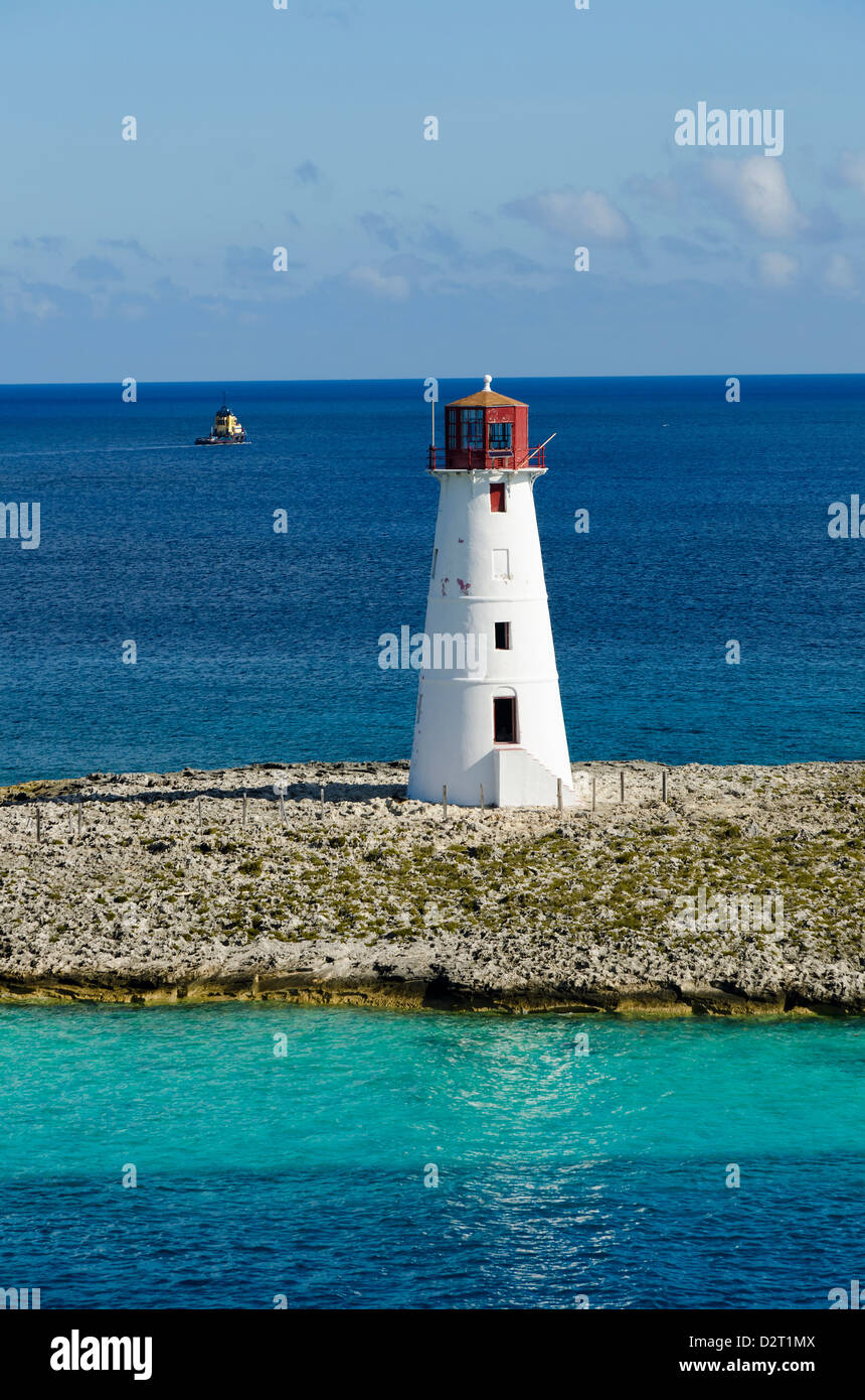 View of lighthouse in Nassau, Bahamas Stock Photo - Alamy