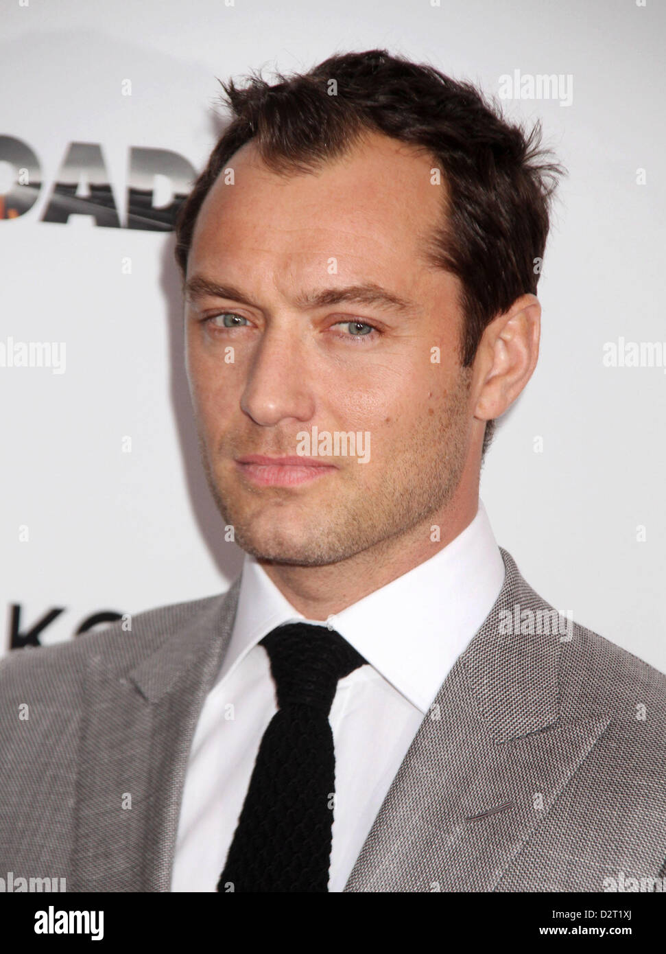 New York, USA. 31st January 2013. Actor JUDE LAW attends the New York ...