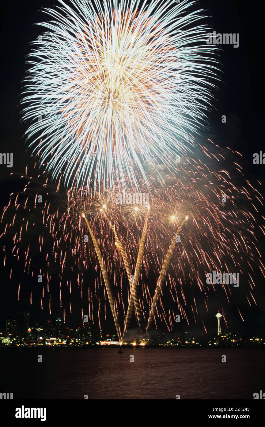 4th july fireworks celebration at gasworks hi-res stock photography and ...