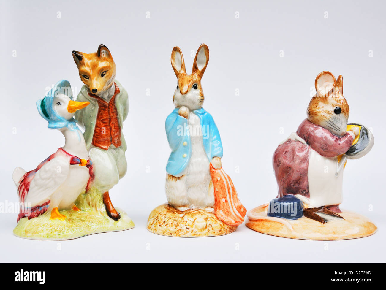 Beatrix Potter Peter Rabbit Royal Doulton figurines Stock Photo - Alamy