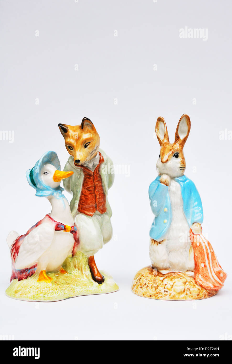 Beatrix Potter Peter Rabbit Royal Doulton figurines Stock Photo - Alamy