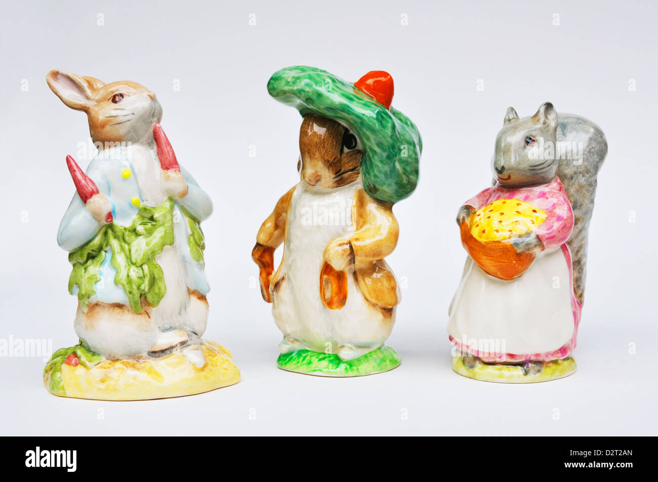 Beatrix Potter Peter Rabbit Royal Doulton figurines Stock Photo - Alamy