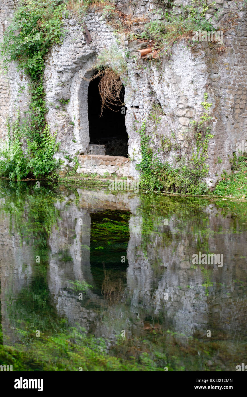 Gelasio Caetani made his studio in this riverside house. Garden of ...
