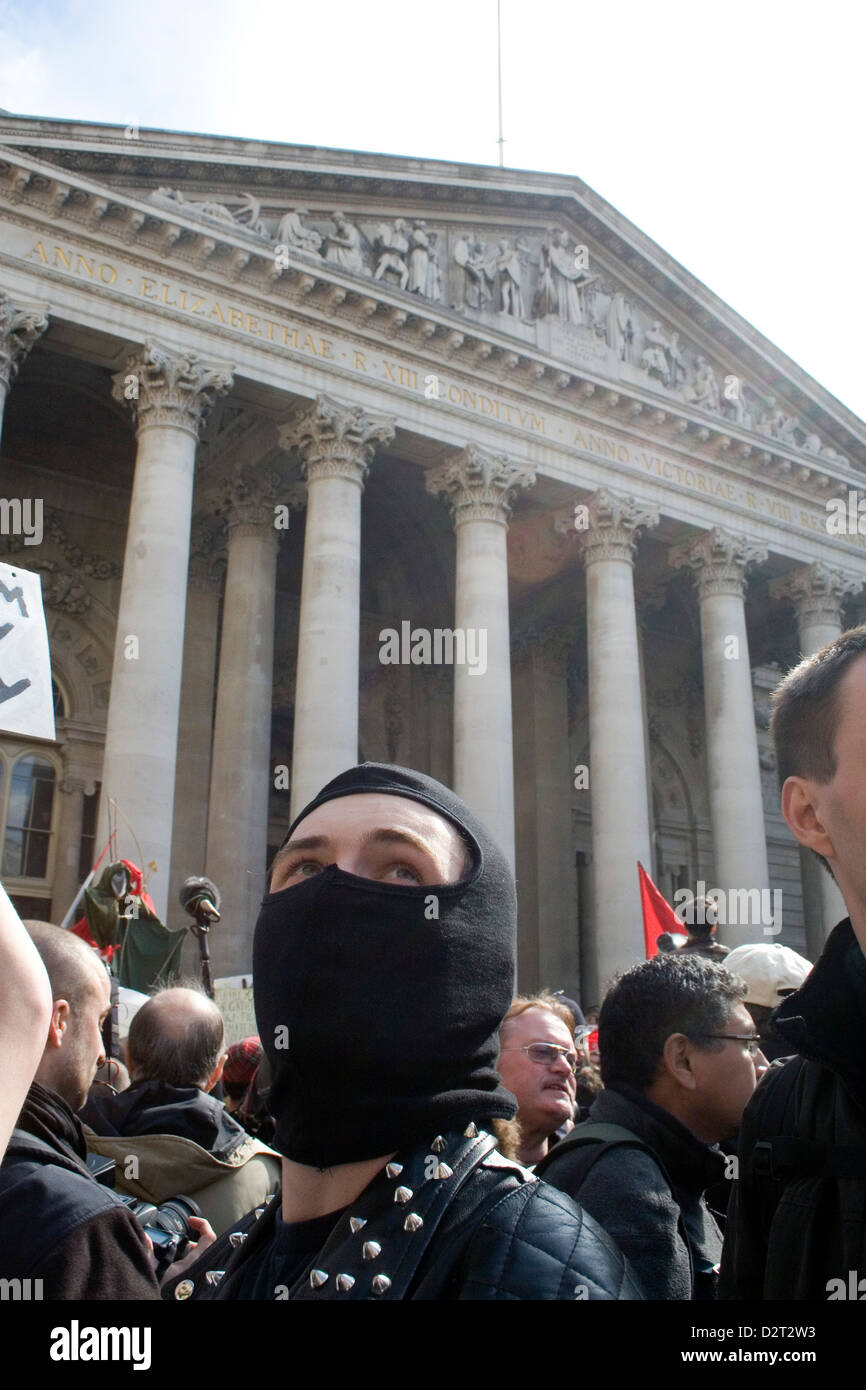 Scenes from the G20 protests in London in 2009 Stock Photo - Alamy