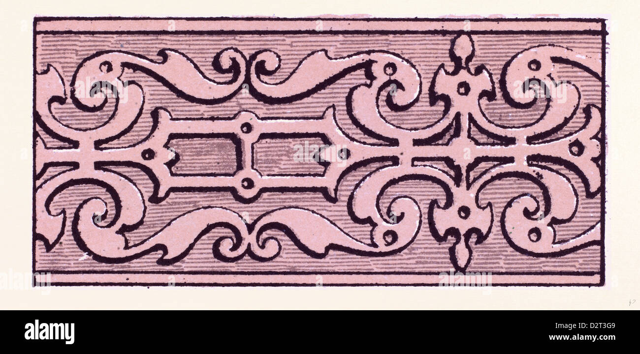 Elizabethan ornament pattern design hi-res stock photography and images ...