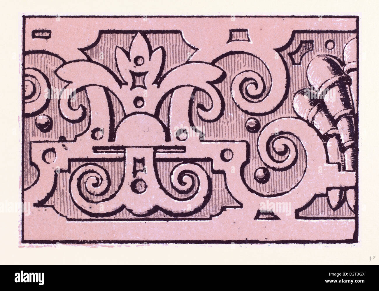 Elizabethan ornament pattern design hi-res stock photography and images ...