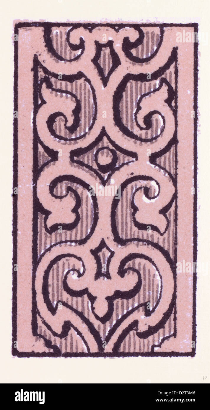 Elizabethan ornament pattern design hi-res stock photography and images ...