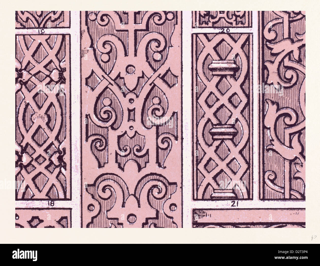 Elizabethan ornament pattern design hi-res stock photography and images ...
