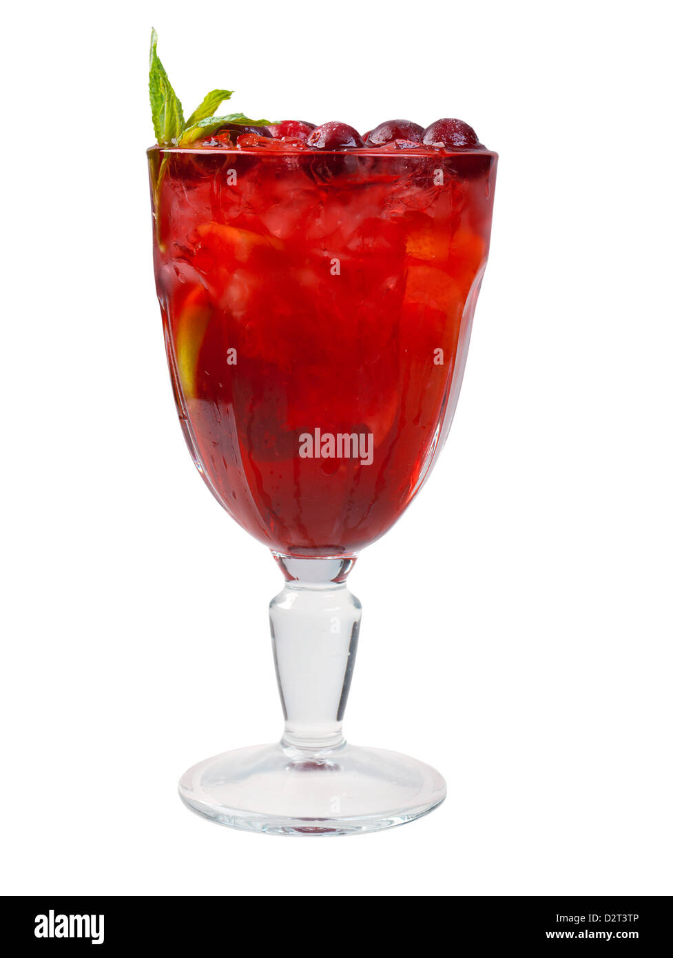 cranberry cocktail closeup isolated on white background Stock Photo - Alamy
