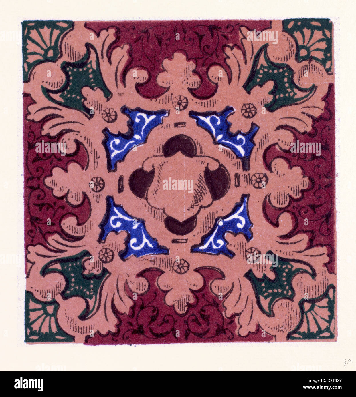 Elizabethan ornament pattern design hi-res stock photography and images ...