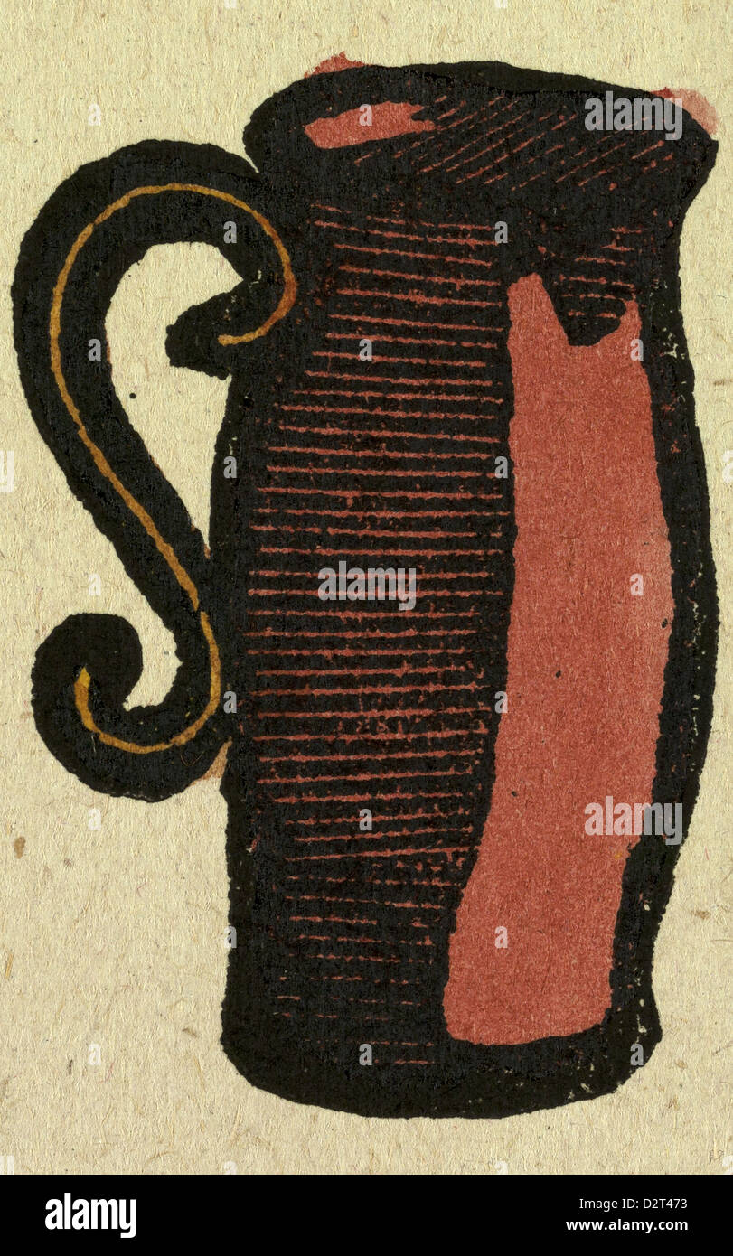 illustration of English tales folk tales and ballads. A tankard Stock ...