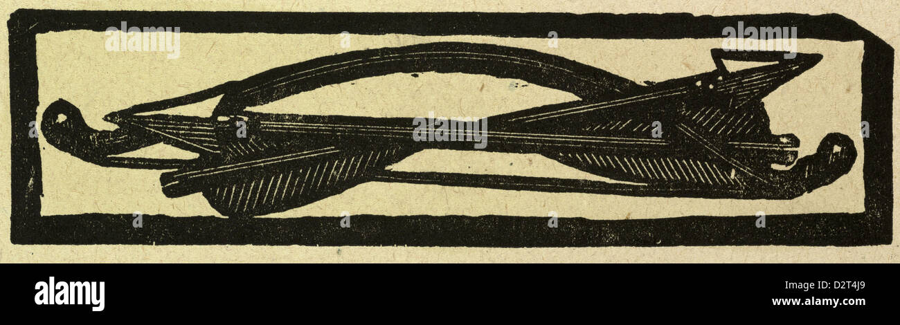 illustration of English tales folk tales and ballads. Two arrows and a ...