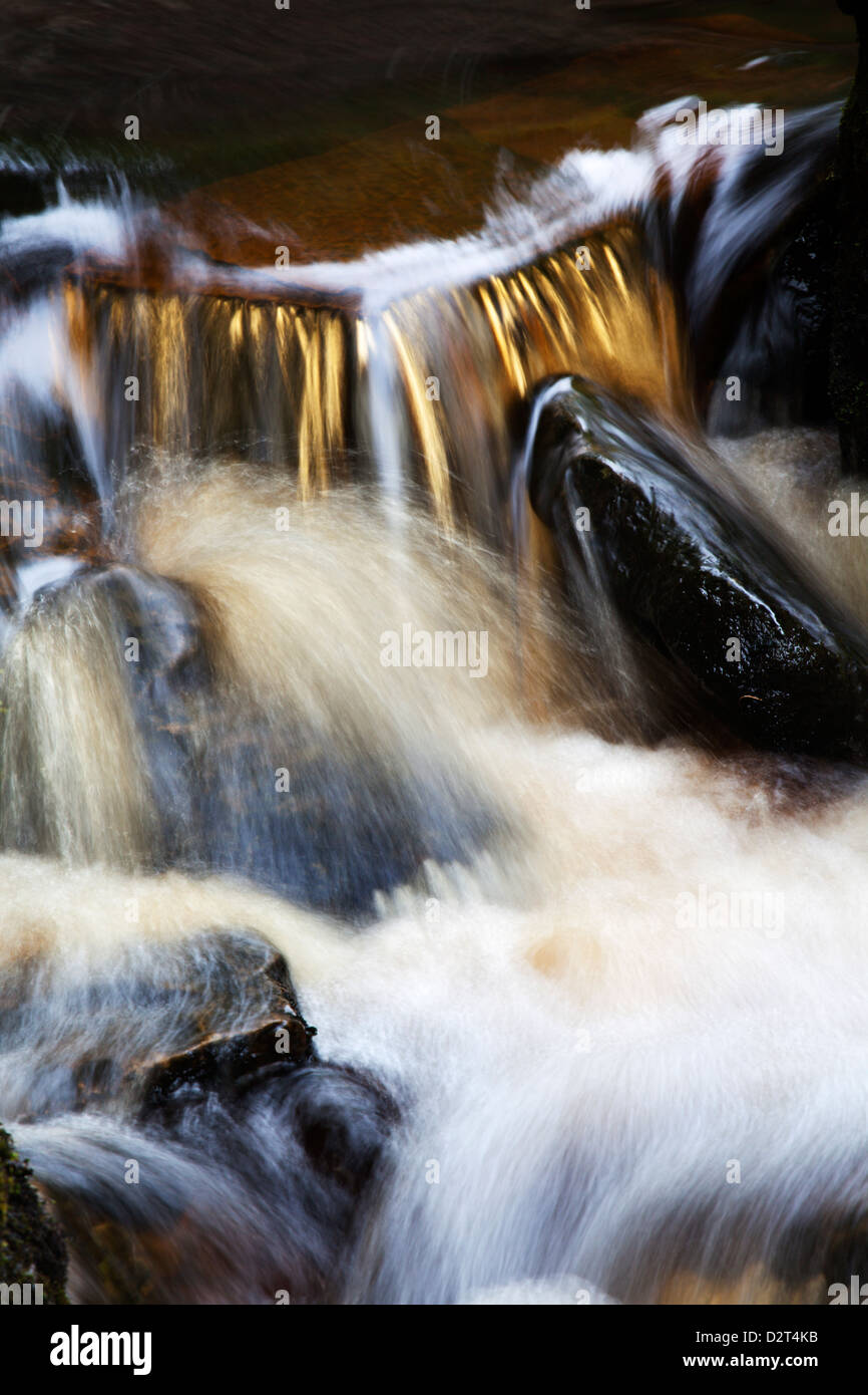 Waterfall in Whitfield Gill near Askrigg, Wensleydale, North Yorkshire ...