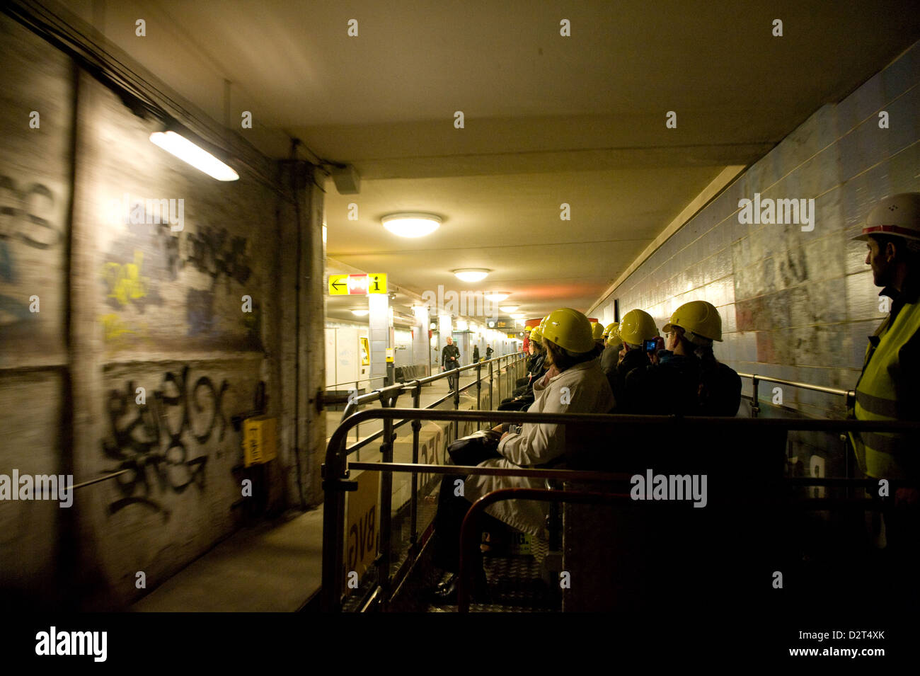 Berlin, Germany, tour of the Berlin Underground Stock Photo - Alamy