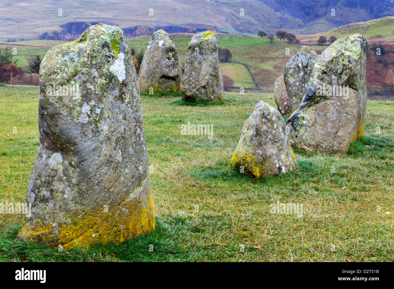 Castlerigg Stone Circle near Keswick, Lake District National Park ...