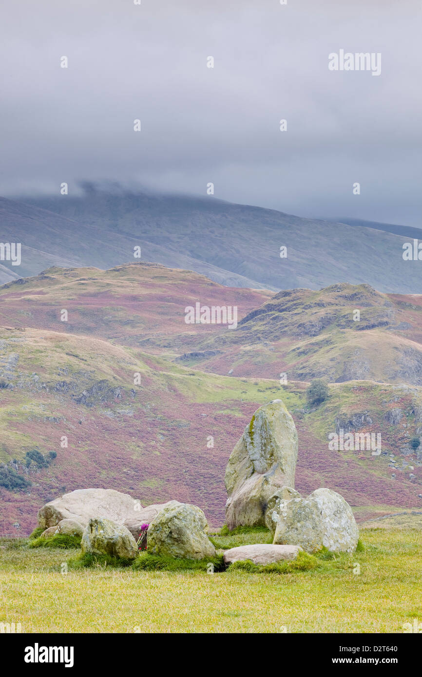 Castlerigg stone circle in the Lake District National Park, Cumbria ...