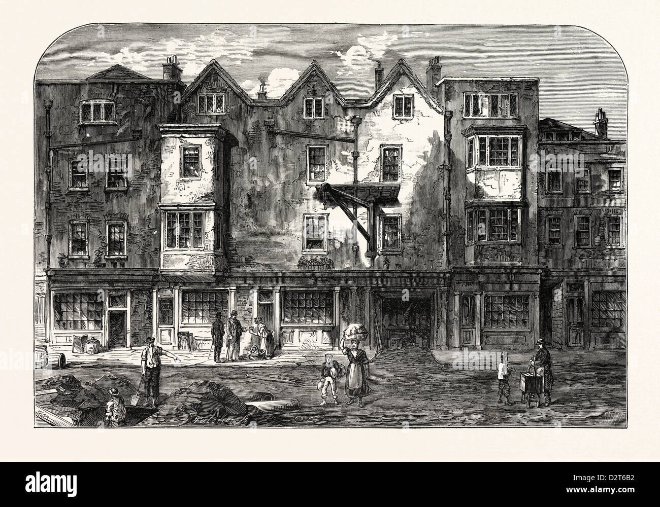 OLDBOURNE HALL SHOE LANE 1823 LONDON Stock Photo - Alamy