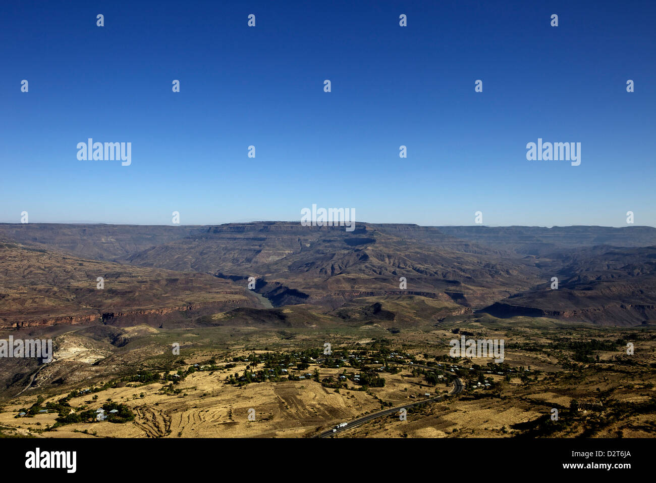 Landscape at Dejen, Ethiopia, Africa Stock Photo - Alamy