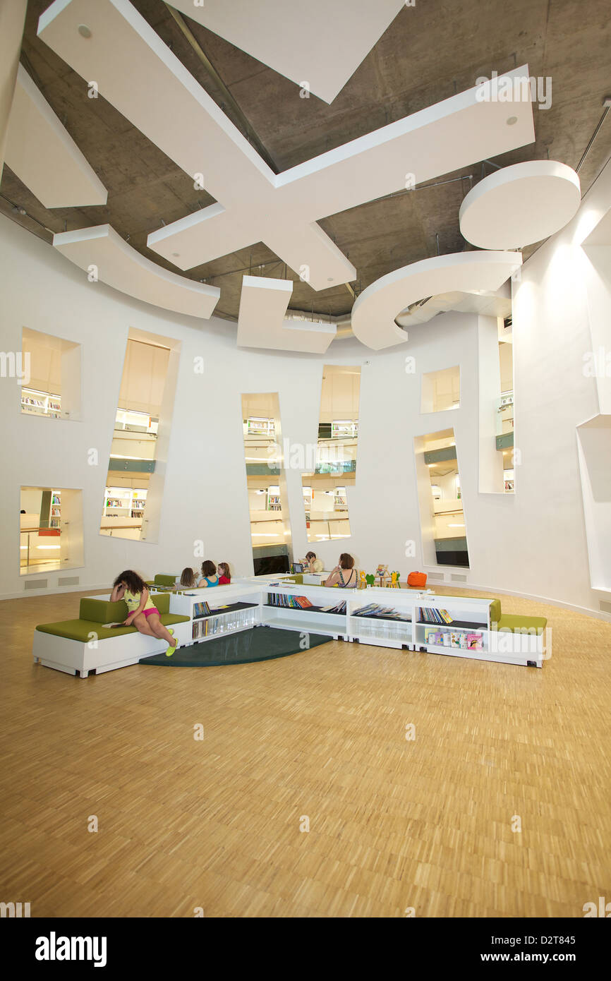 Interior of Clapham Library London Stock Photo - Alamy