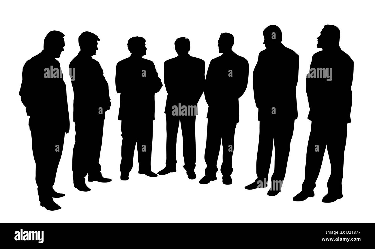 Group men adults male Black and White Stock Photos & Images - Alamy