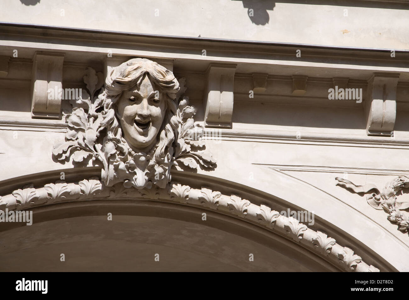 Façade decorations on a house Stock Photo - Alamy