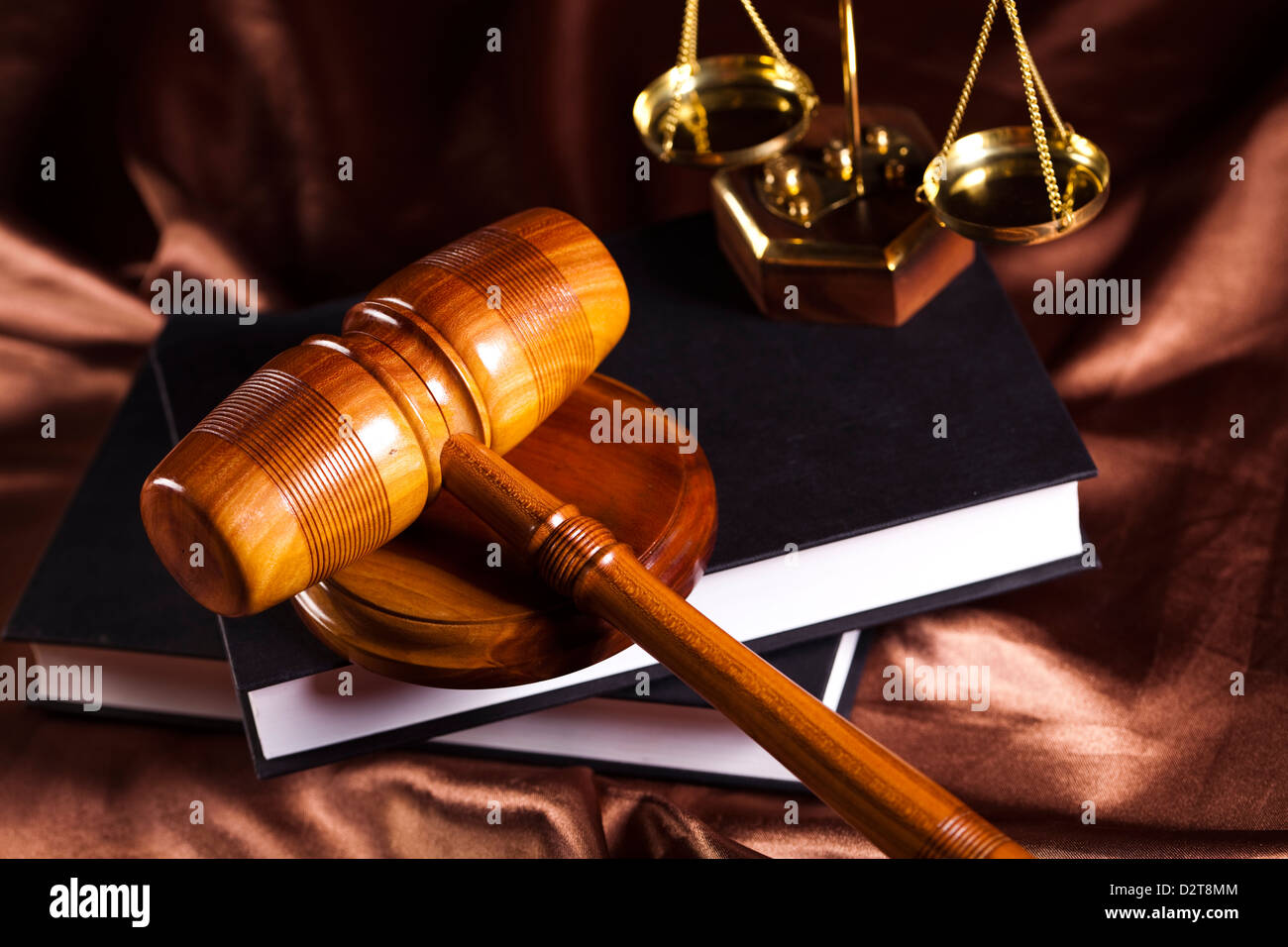 Law theme, mallet of judge, wooden gavel Stock Photo - Alamy
