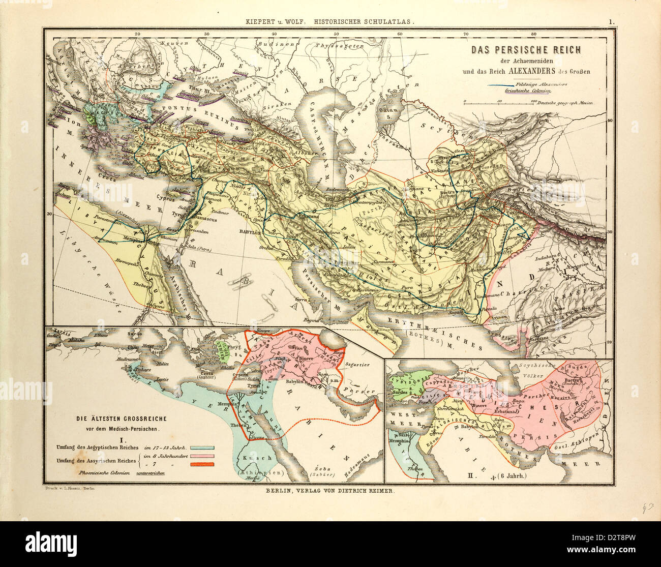 Persian empire map hi-res stock photography and images - Alamy