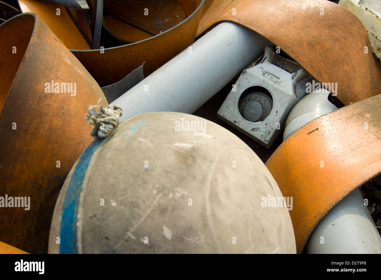 Waste at a construction site Stock Photo - Alamy