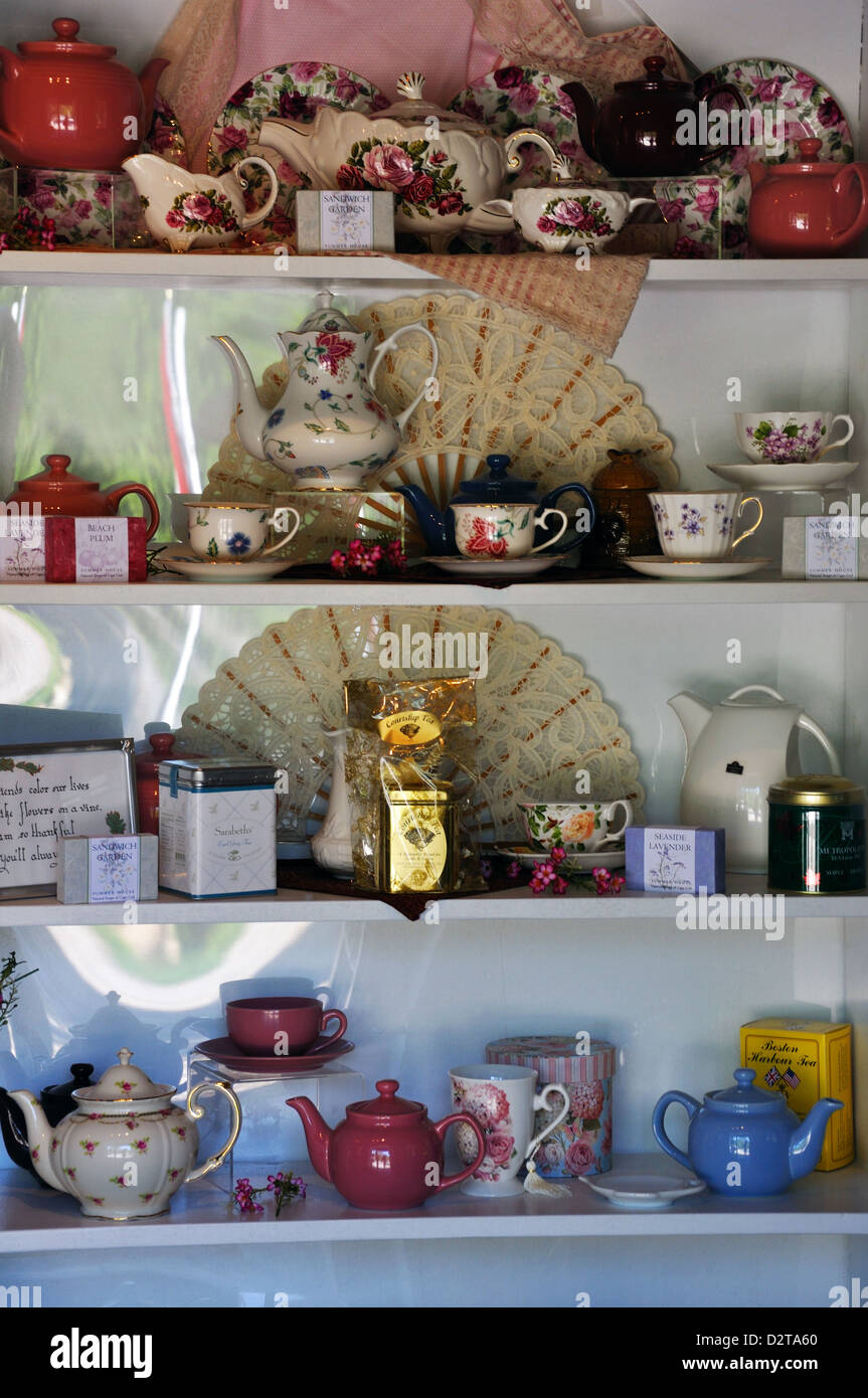 Tea shop in Cape Cod, Massachusetts, USA Stock Photo - Alamy