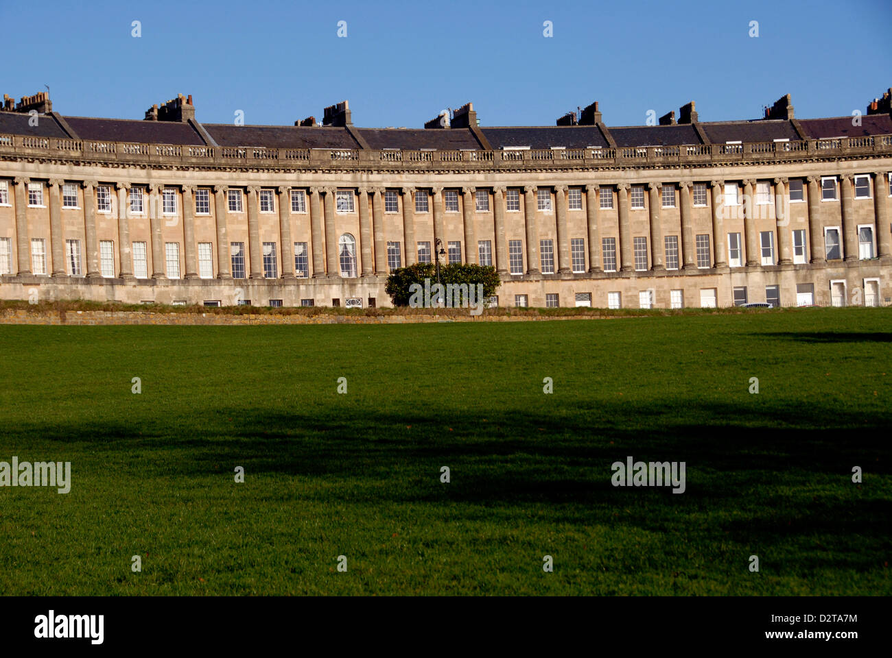 Royal Crescent perfect Georgian architecture from 18th Century in Bath ...