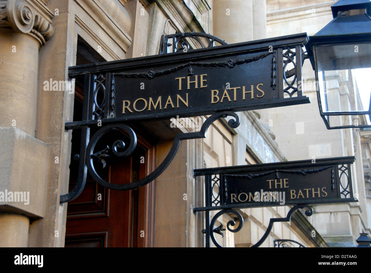 Roman baths sign hi-res stock photography and images - Alamy