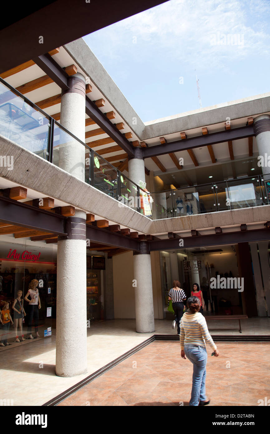 Small Modern Shopping Mall in Oaxaca - Mexico Stock Photo - Alamy