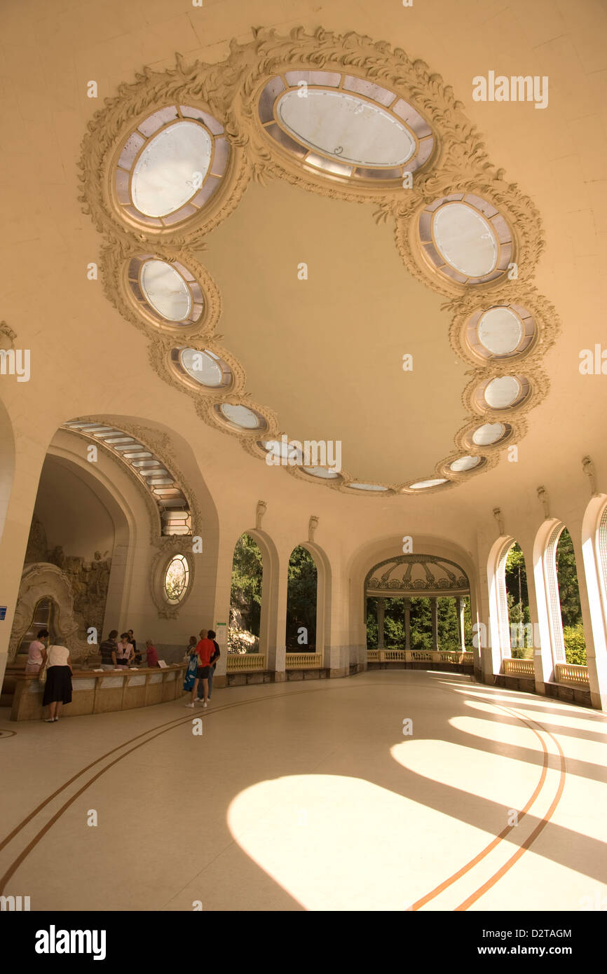 CEILING ART DECO GROTTO OF SOURCE DES CELESTINES VICHY AUVERGNE FRANCE ...