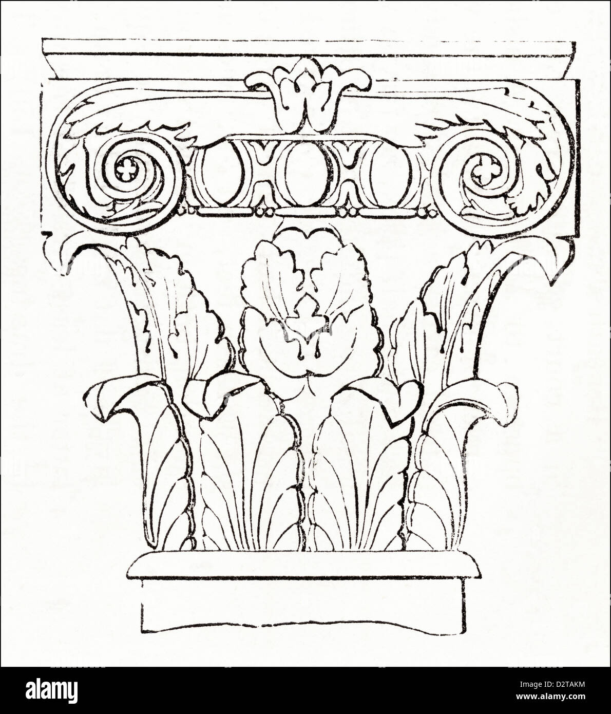 Capital top of column from gateway of Lorsch Abbey important example of ...
