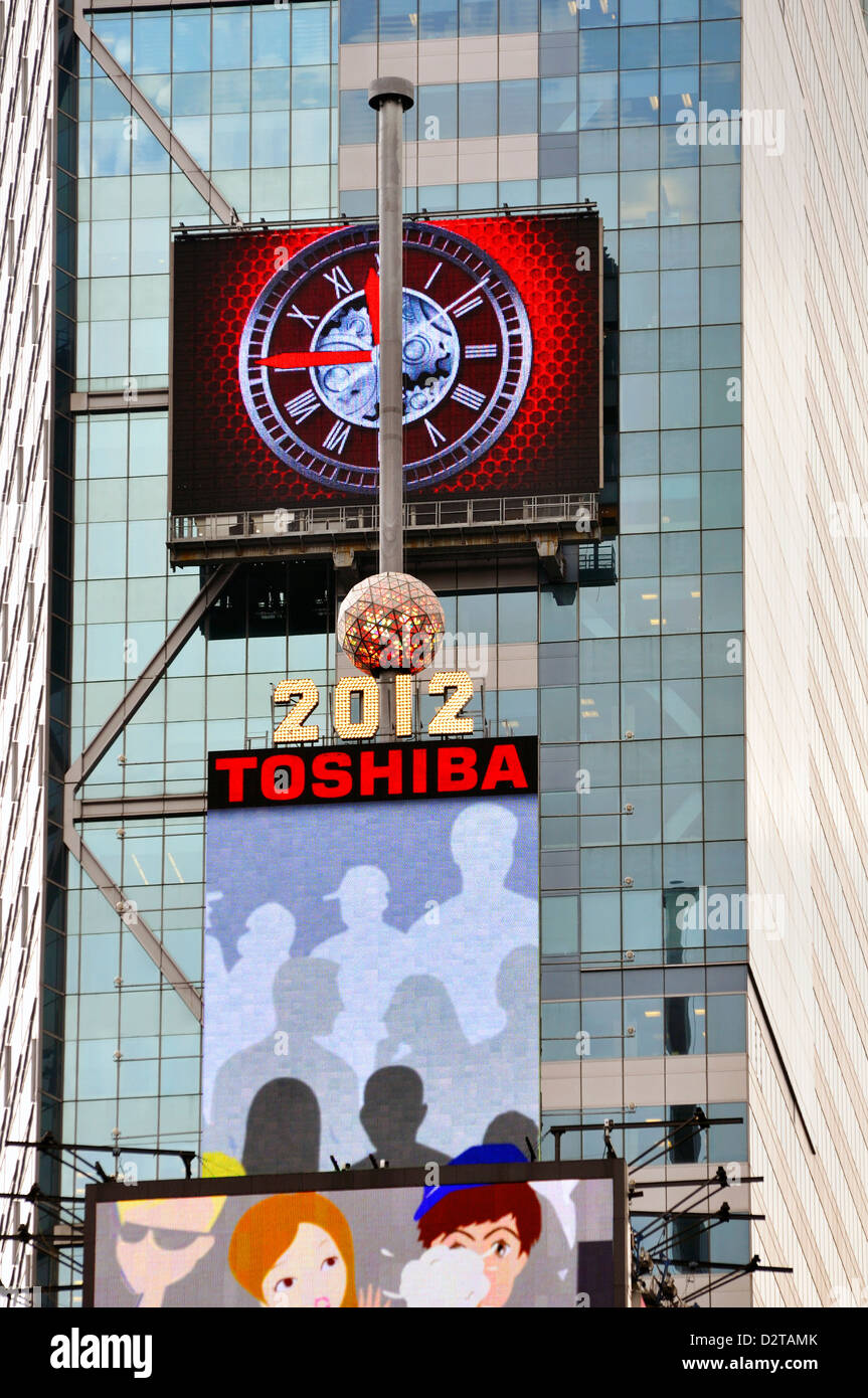 Toshiba ad, Times Square, New York, USA Stock Photo - Alamy