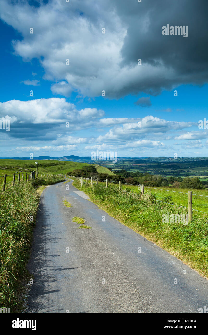Narrow single track road hi-res stock photography and images - Alamy