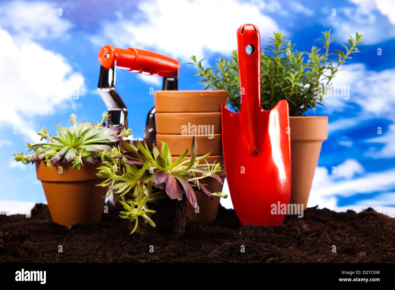 Gardening time, garden Stock Photo - Alamy
