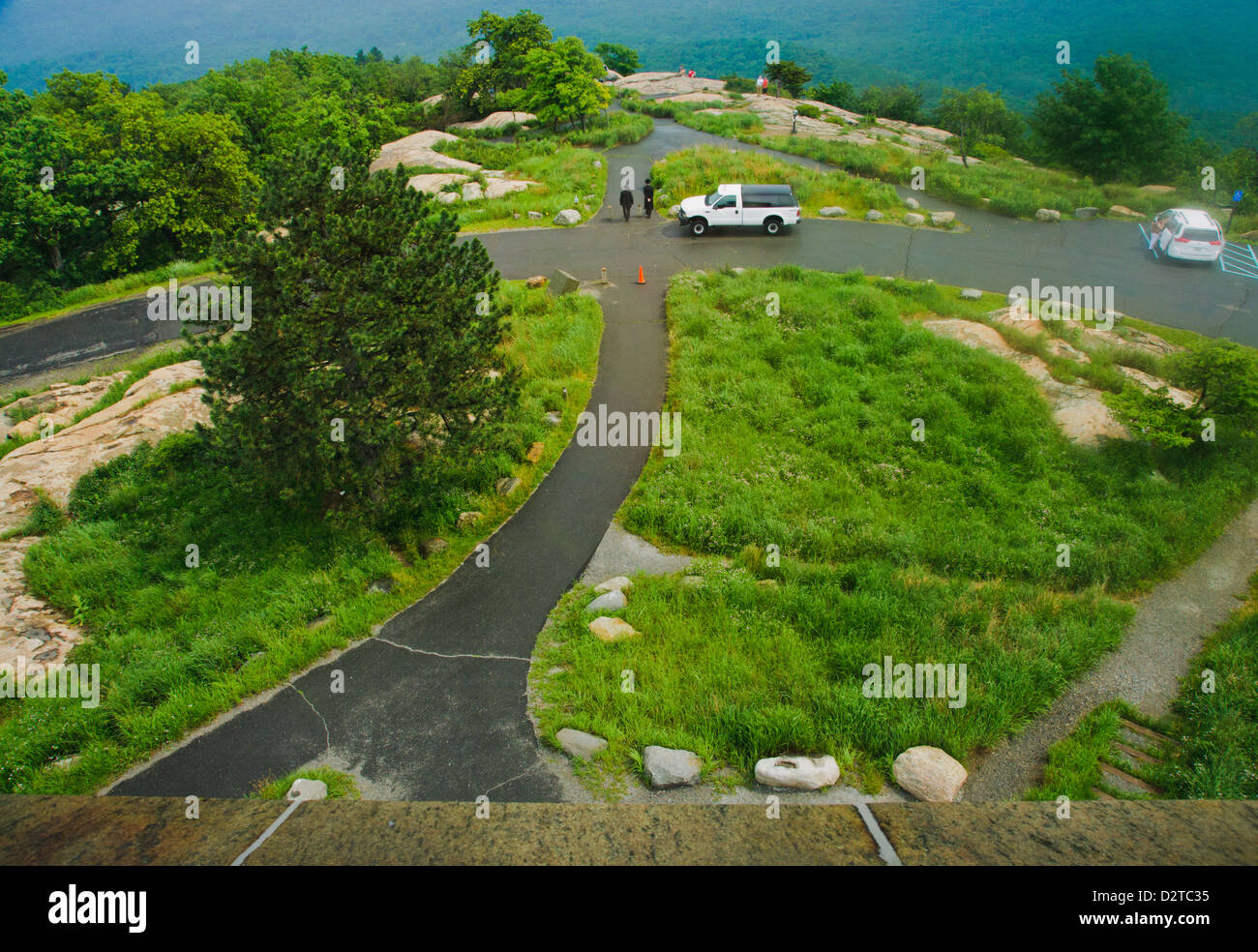 Bear Mountain state park, New York, United States. View from the ...