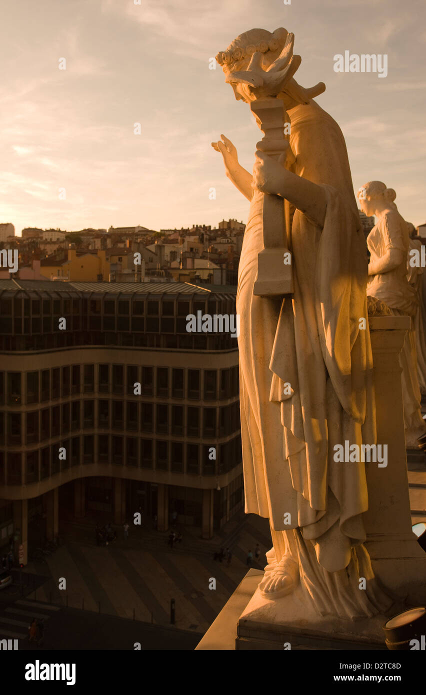 STATUES OF MUSES PERISTYLE CAFE MEZZANINE LEVEL NOUVEL OPERA HOUSE ...