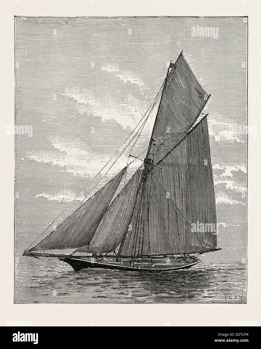 THE GERMAN EMPEROR'S YACHT "METEOR," LATE "THISTLE Stock Photo - Alamy