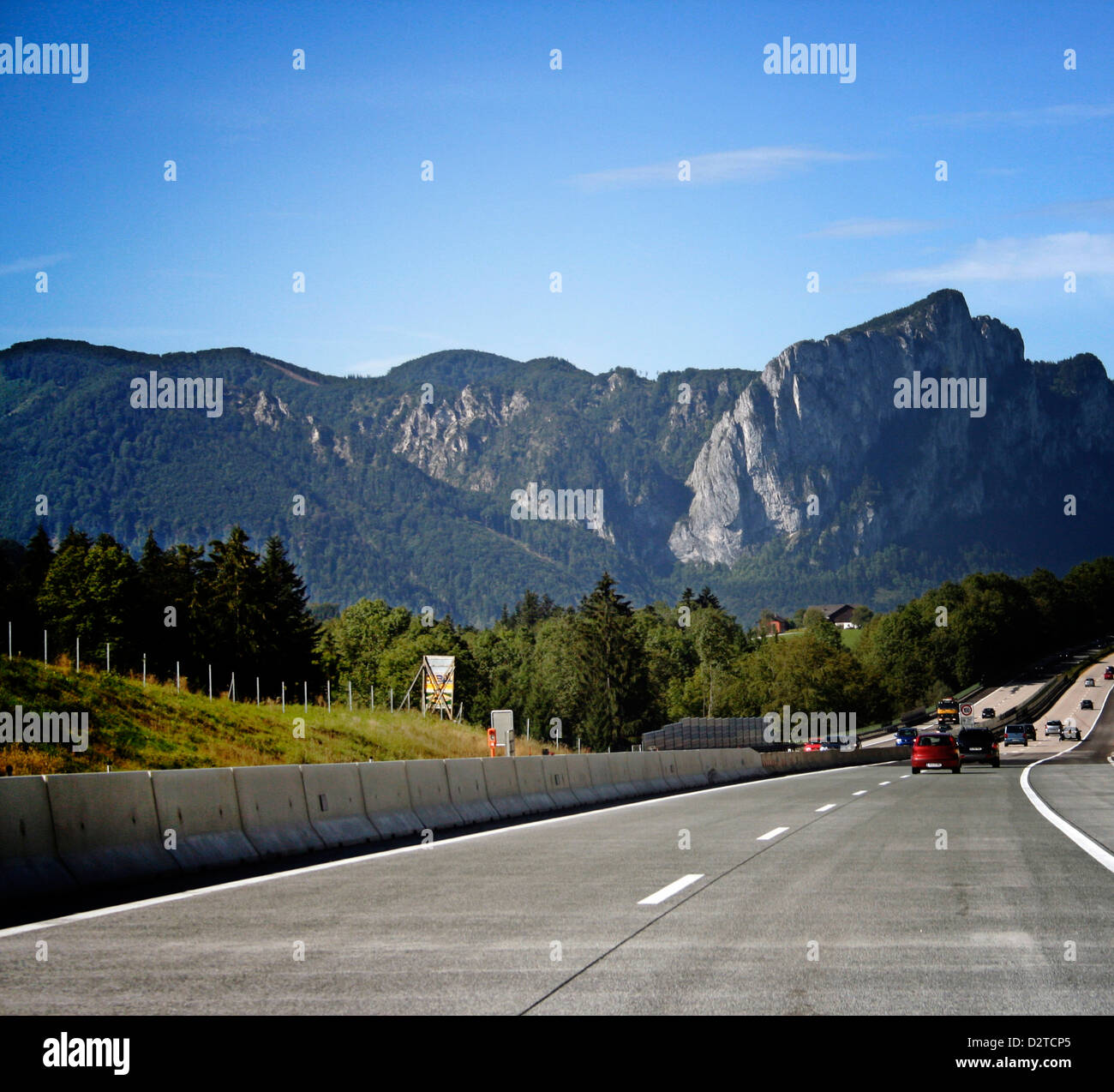 Car running on the highway Stock Photo - Alamy