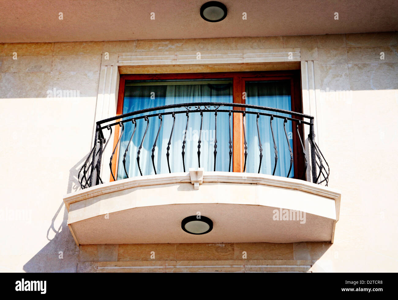 Close-up of a hotel balcony Stock Photo - Alamy