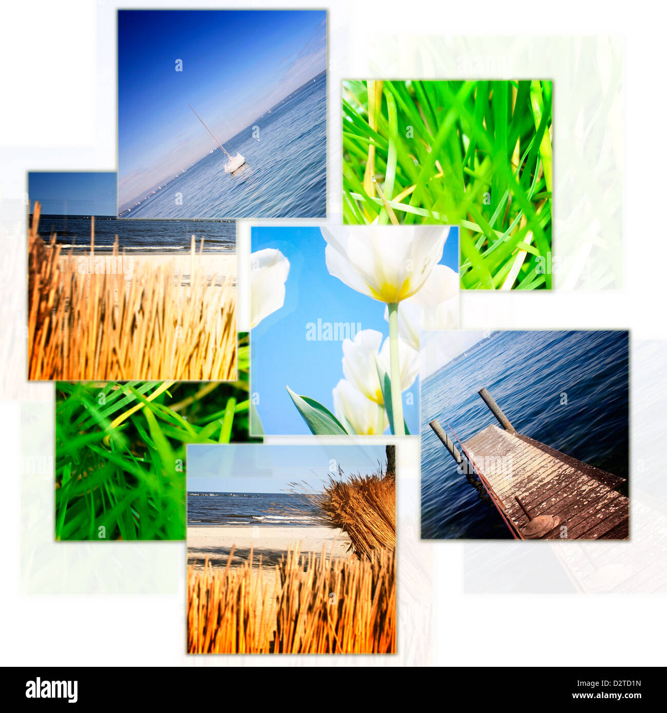 Collage beautiful nature landscapes hi-res stock photography and images ...