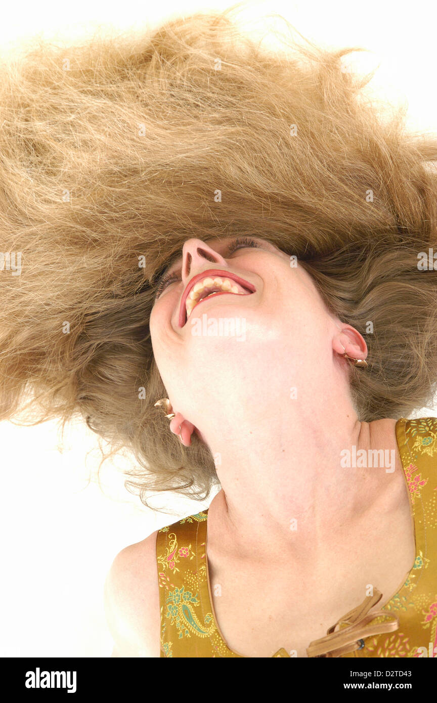 Woman shakes her head Stock Photo - Alamy